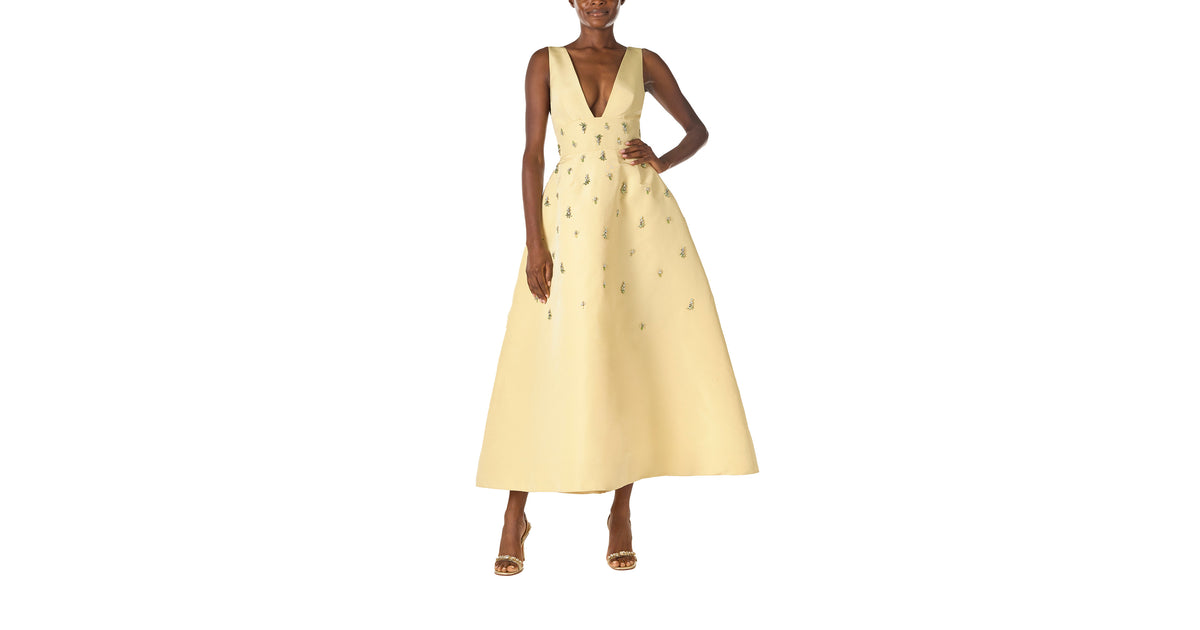 Limoncello Embroidered Cocktail Dress – Monique Lhuillier