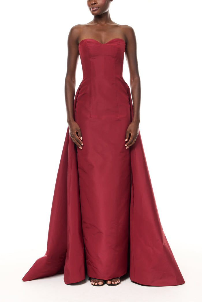 Strapless Column Gown With Train – Monique Lhuillier