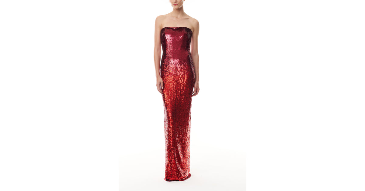 Ombre Sequin Column Gown – Monique Lhuillier