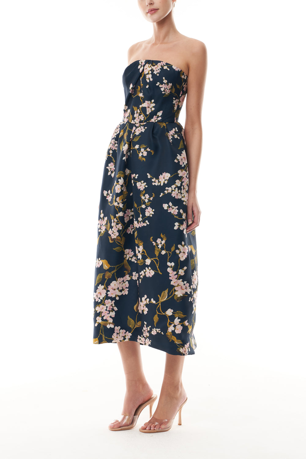 Floral Ocean Gazar Cocktail Dress – Monique Lhuillier