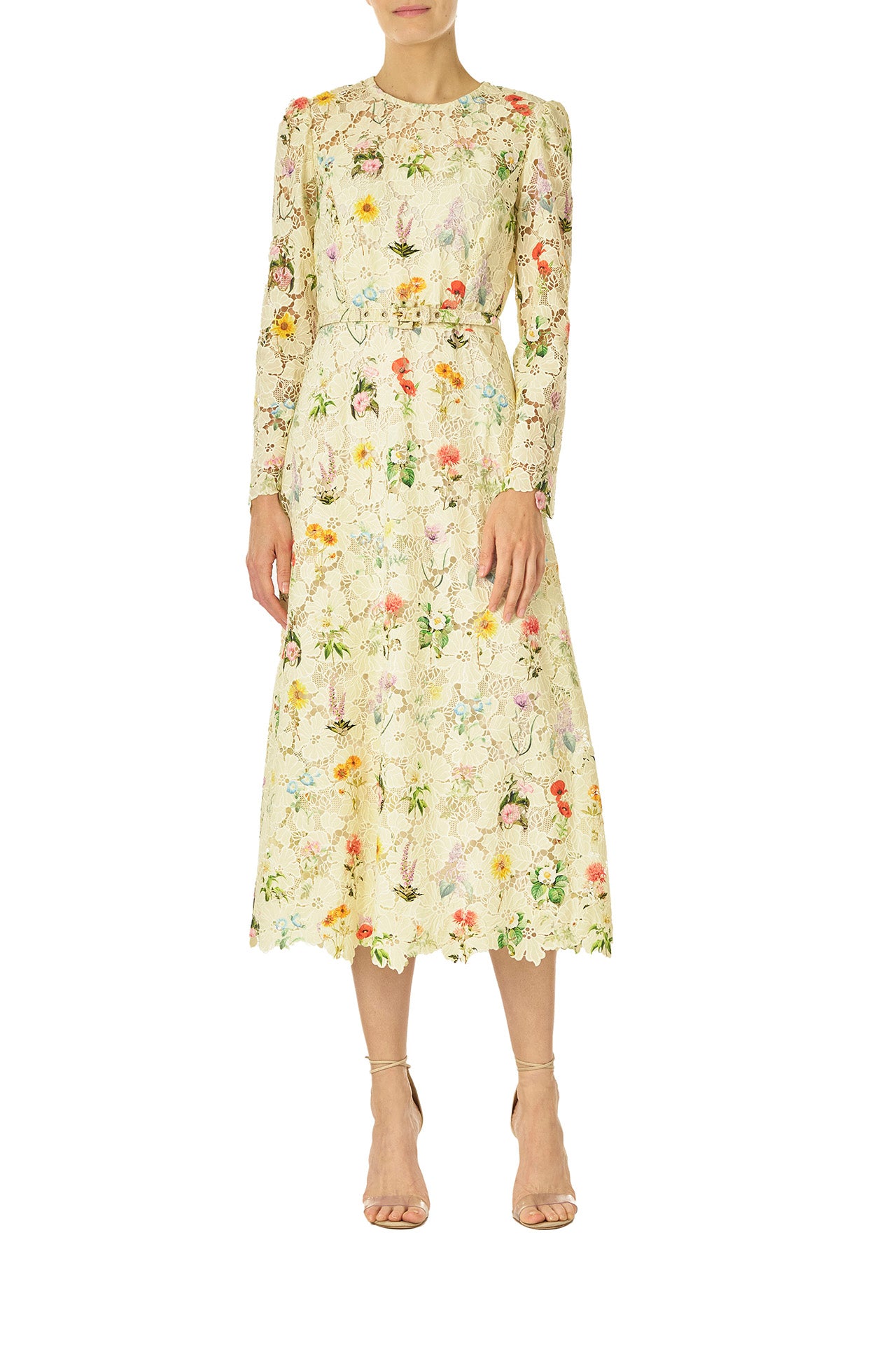 Limoncello Floral Lace Dress – Monique Lhuillier